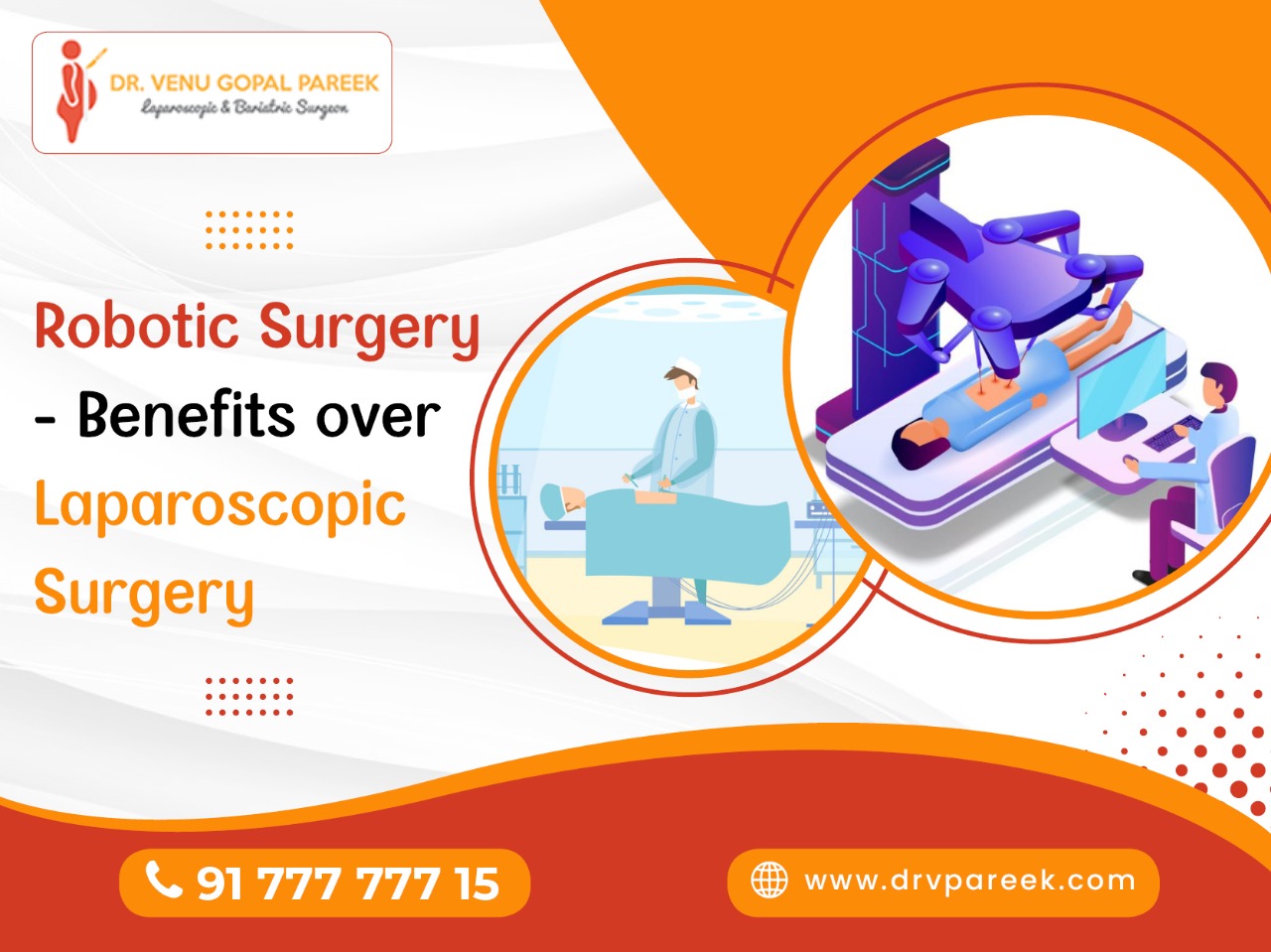 Robotic Surgery - Benefits over Laparoscopic Surgery